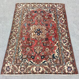 1940's Antique Rug 5x7, Persian Rug 5x7, Heriz Rug 5x7 Vintage, Afghan ...