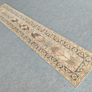 Runner Rug 2x12, Skinny Runner Rug, Narrow Turkish Runner 2x12, Vintage ...