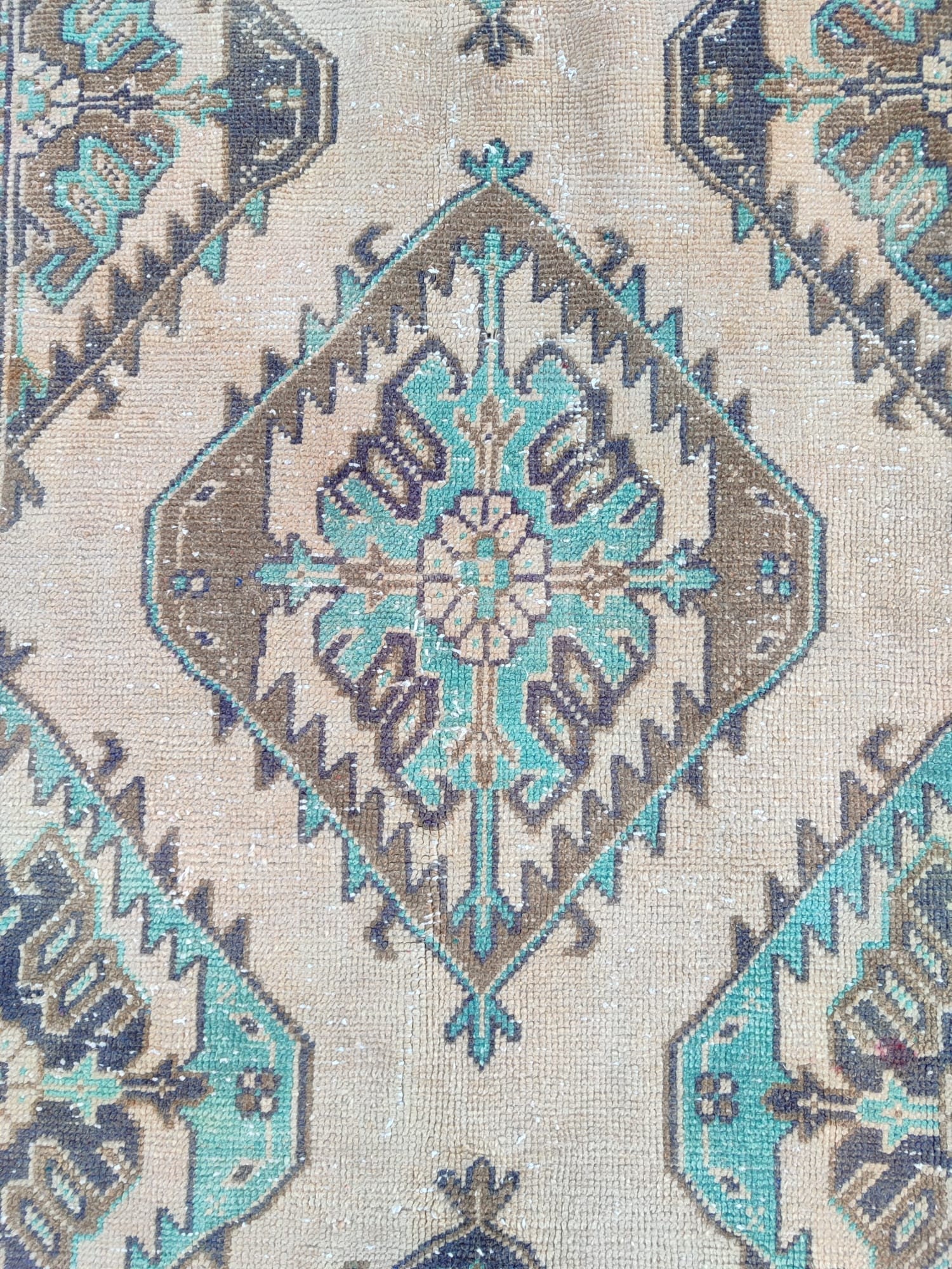 3x20 Runner Rug Turkish, Heriz Rug Runner 3x20 Antique, Neutral Long ...