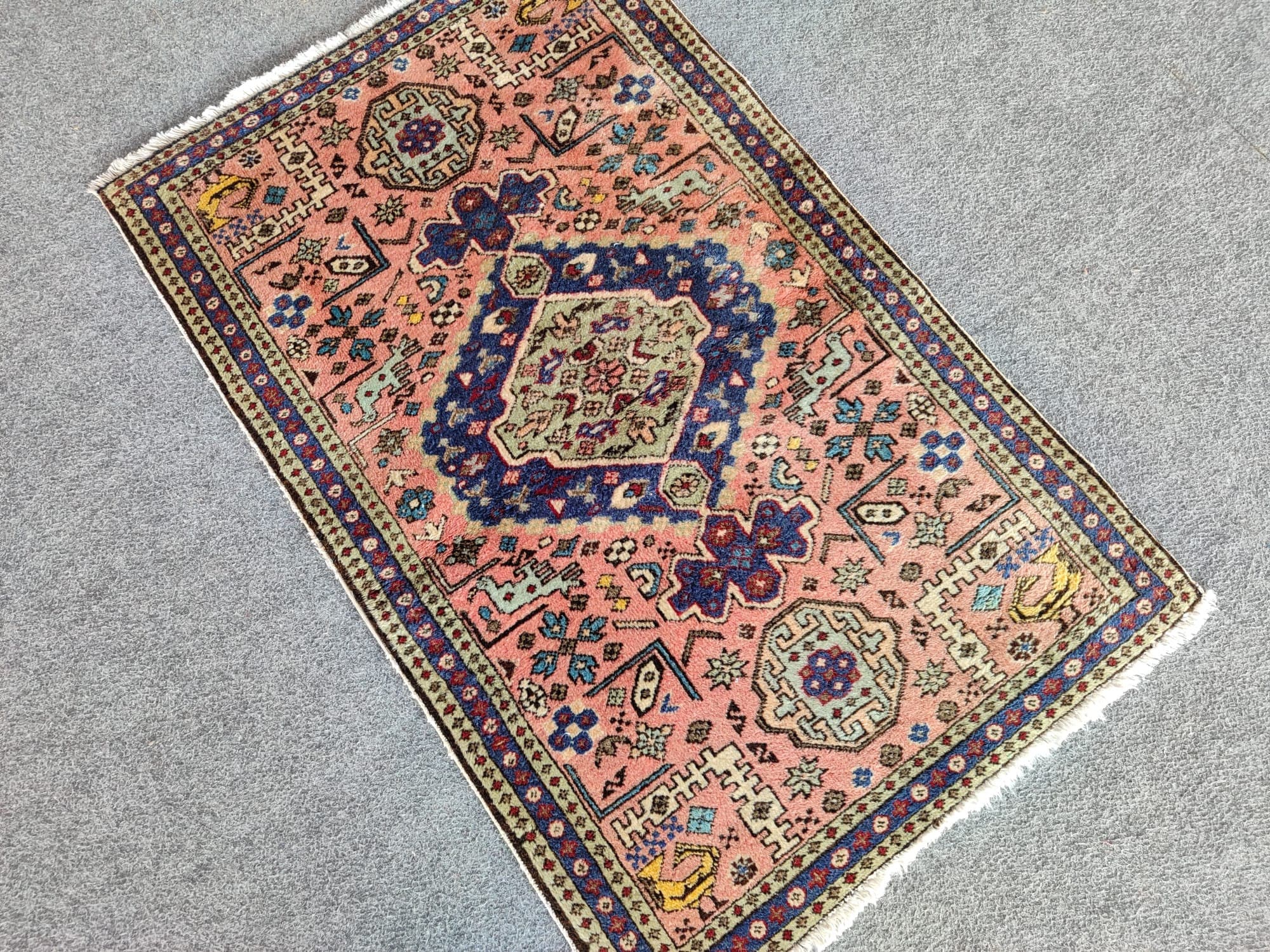 2x3 Rug, Small Persian Rug 2x3, Short Runner Rug 2x3, Skinny Rug ...
