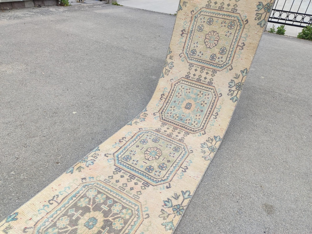 20 Feet Runner Rug, Extra Long Runner Rug, Stair Rug, Very Long Runner ...