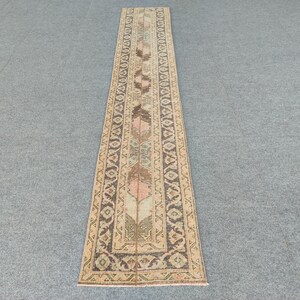 Runner Rug 2x12, Skinny Runner Rug, Narrow Turkish Runner 2x12, Vintage ...