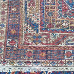 Persian Rug 5x7 Antique, Heriz Rug 5x7 Vintage, Afghan Rug 5x7, Shiraz ...