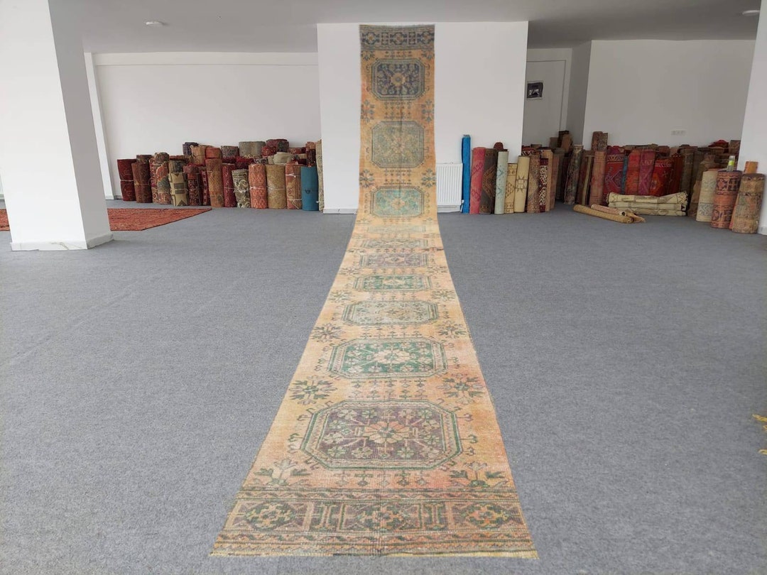Vintage Runner 2x17, Long Turkish Runner 2x17, Stair Rug Runner, Extra ...