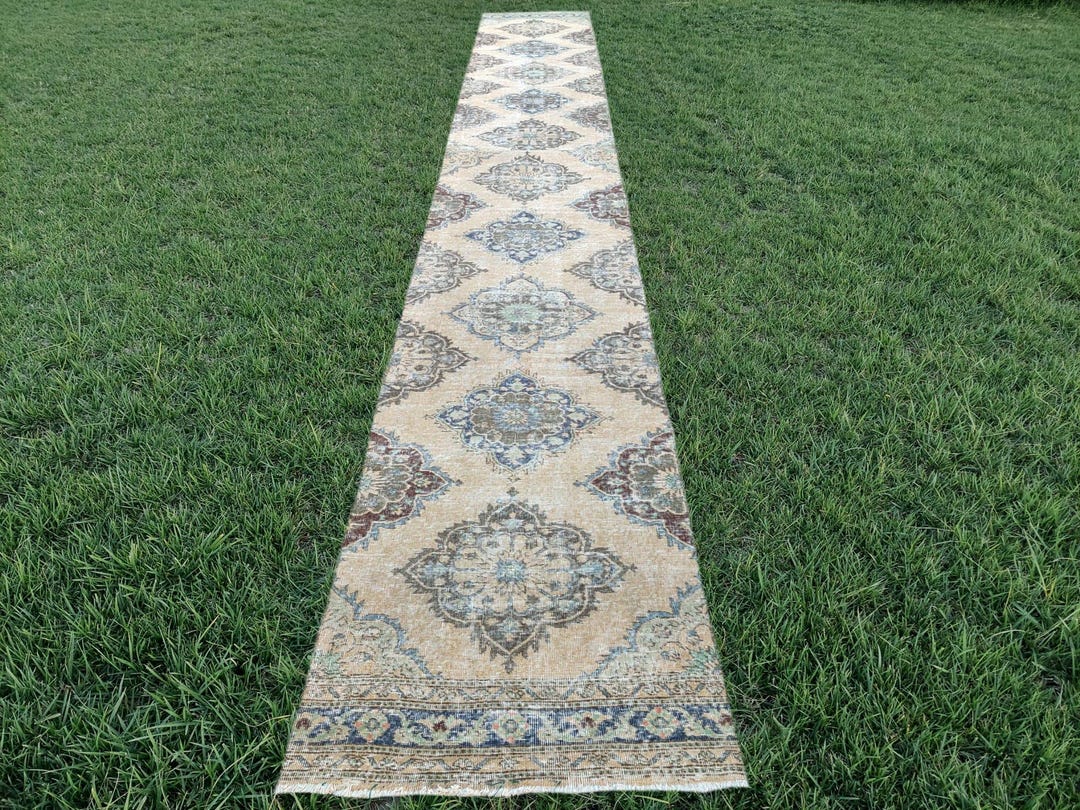 3x18 Rug Runner Blue, Extra Long Runner Rug for Hallway, 18 Long Runner ...