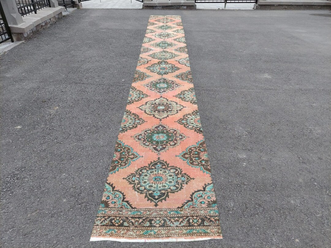 3 by 18 19 20 Runner Rug, Extra Long Runner Rug, Turkish Runner 3x18 ...