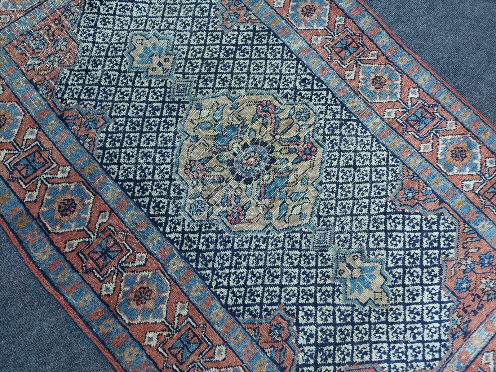 Persian Rug 3x4, Turkish Rug 3x4, Heriz Rug, Small Antique Rug 3x4 ...