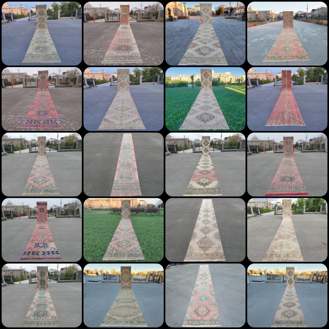 2x18 2x20 2x22 2x24 2x25 Runner Rug, Vintage Extra Long Runner for ...