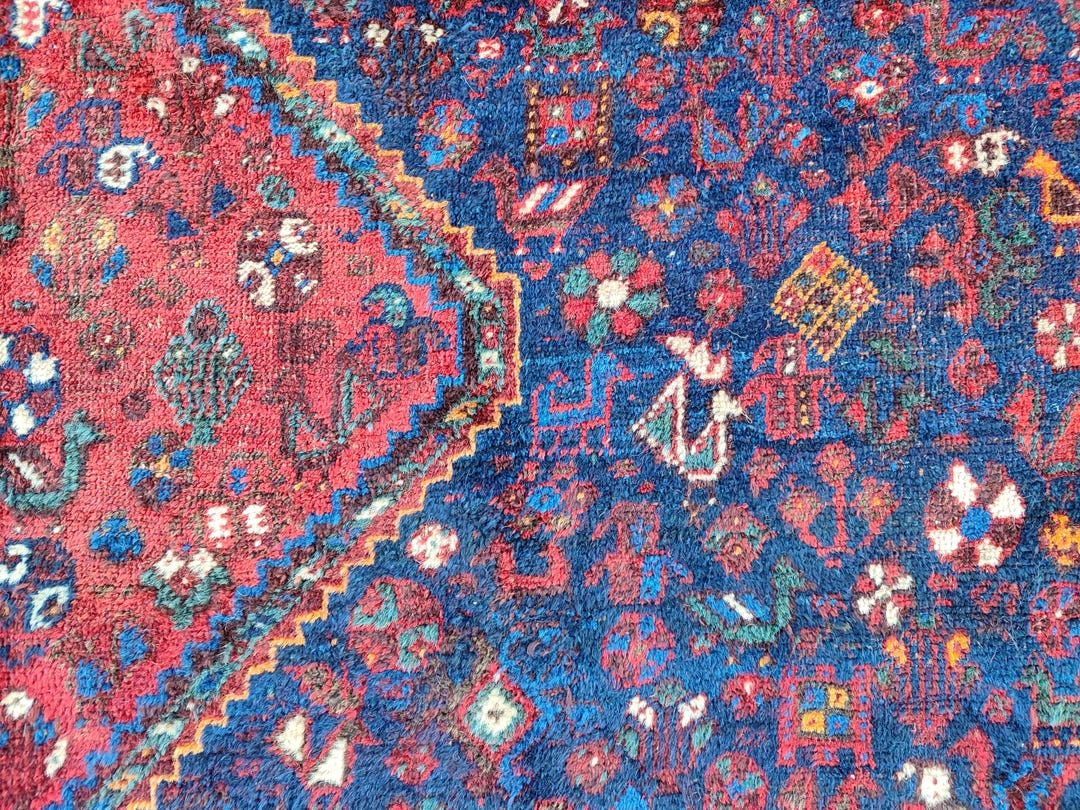 Persian Rug 8x10, Heriz Rug Area 8x10, Area Antique Rug 8x10, Turkish ...