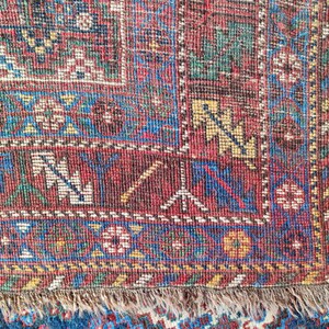 5x7 Persian Rug, Antique Rug 5x7, Vibrant 5x7 Turkish Rug Navy, Afghan ...