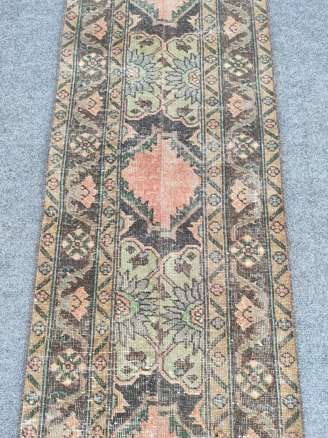 2x12 Runner Rug, Skinny Runner Rug, Turkish Runner 2x12, Narrow Runner ...