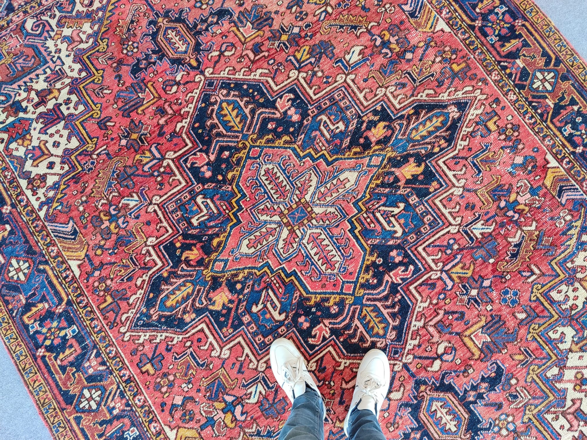 Heriz Rug 8x10 Antique Persian Rug 8x10 Turkish Area Rug - Etsy