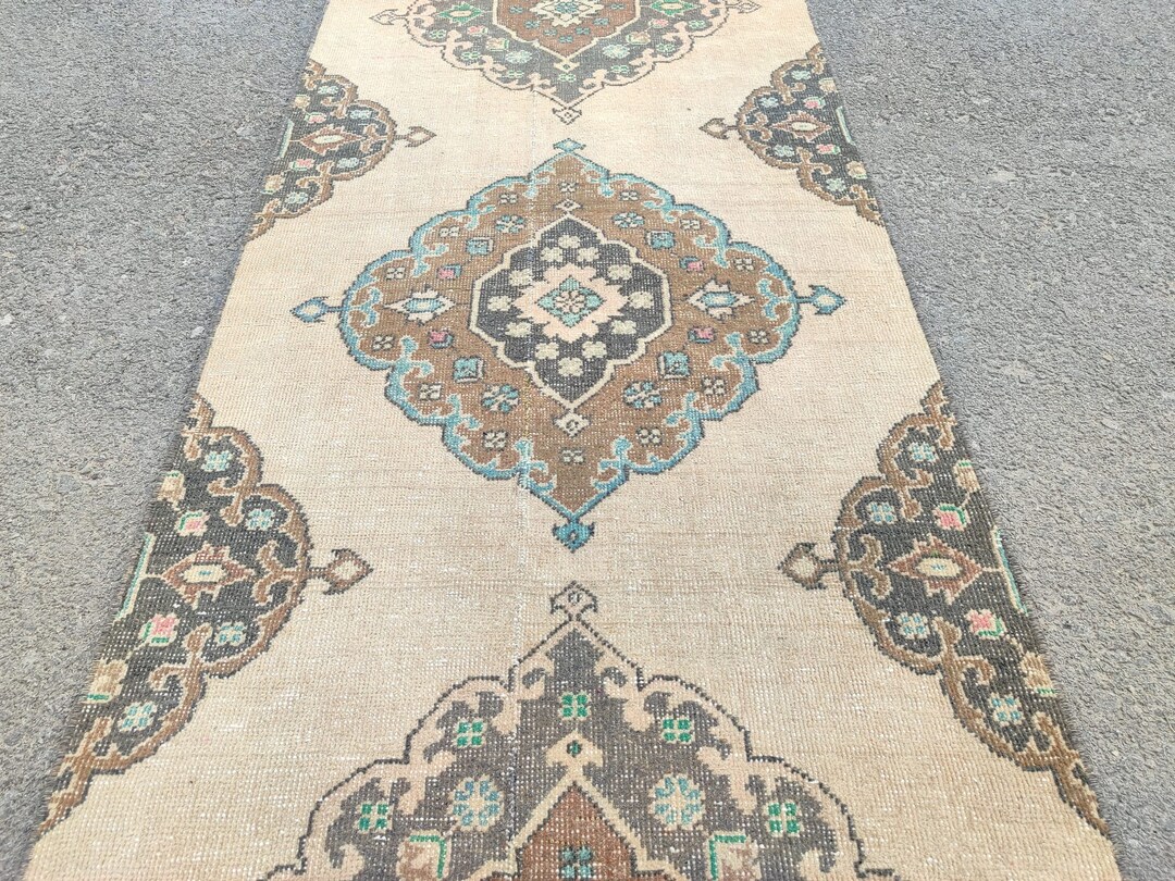 18' Long Runner Rug, Extra Long Runner Rug, Runner 3x18 Turkish Vintage ...