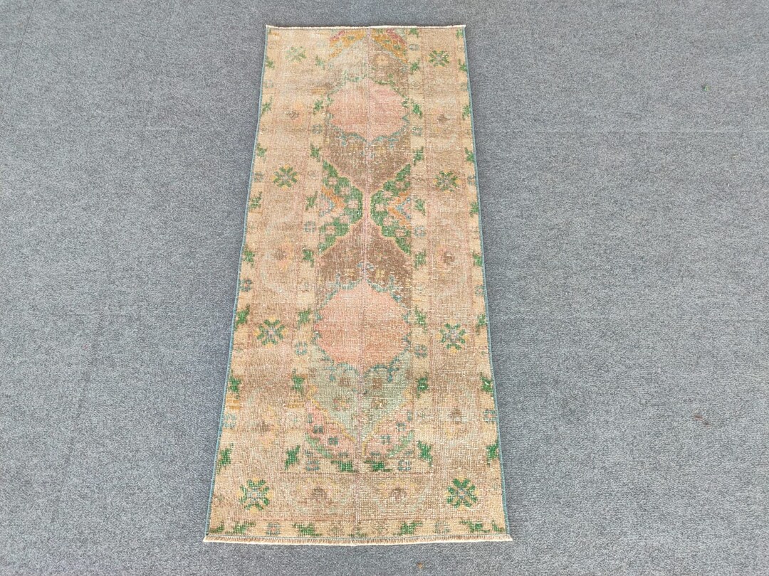 Rug Runner 2x5, Skinny Runner Rug, Short Runner Rug, Heriz Rug Runner ...