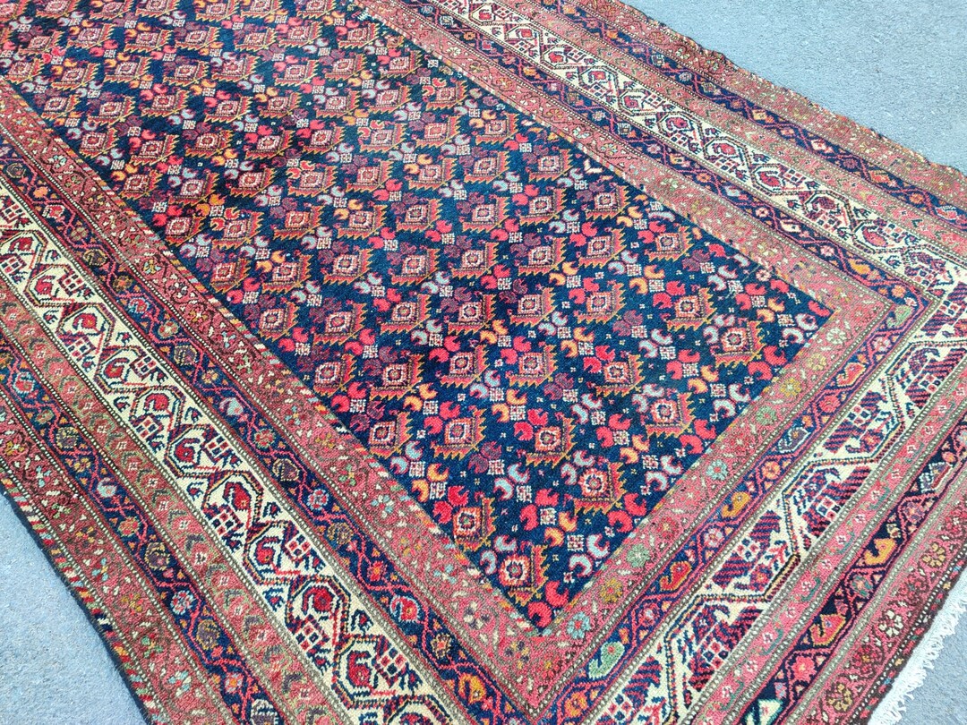 Early 1900's Rug Antique 5x10, Persian Rug 5x10 Malayer, Traditional ...
