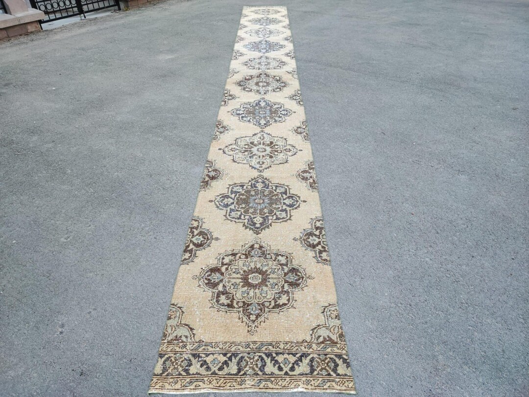 26 Foot Runner Turkish Extra Long, Heriz Runner Rug, 26 Long Hallway ...