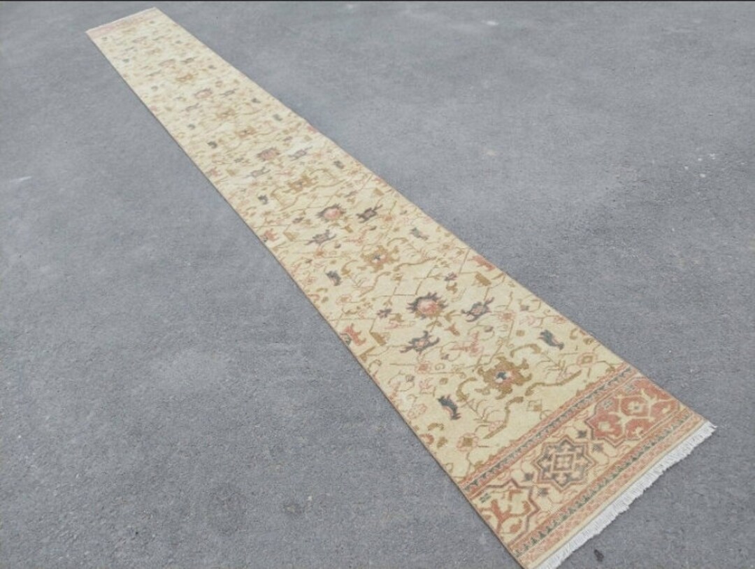 19 Feet Runner Extra Long, Stair Rug, Heriz Rug Runner, Skinny Runner ...