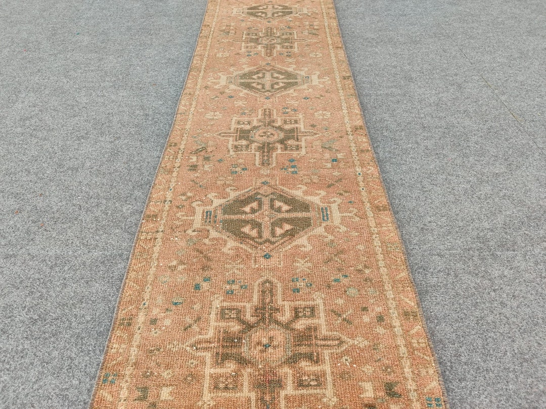2x10 Runner Persian, Skinny Antique Rug 2x10, Heriz Runner Rug 2x10 ...
