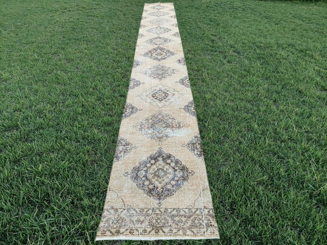 21'4" Ft Long Runner for Stair, Runner Rug 2x21 2x22 Turkish, Hallway ...
