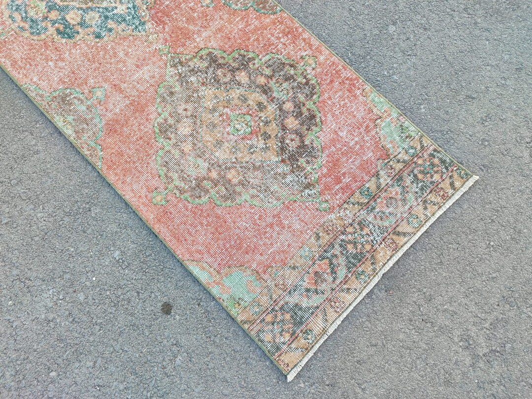 21 Long Turkish Runner, Extra Long Runner Rug Vintage 3x21, Very Long ...