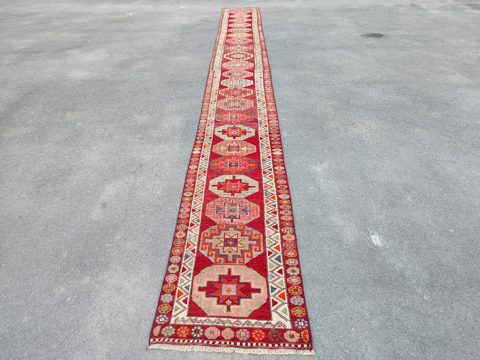 24 Feet Extra Long Runner Vibrant Stair Rug Long Herki - Etsy