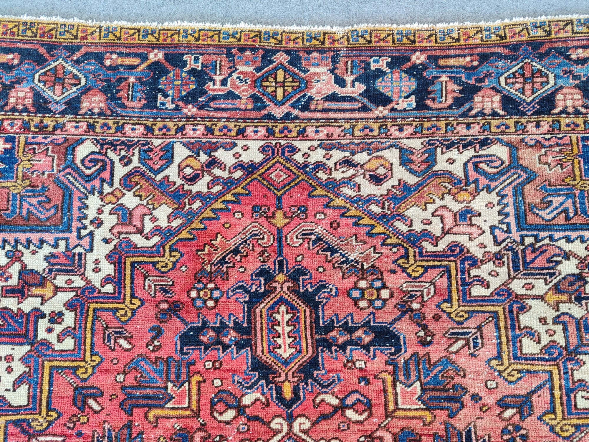 Heriz Rug 8x10 Antique Persian Rug 8x10 Turkish Area Rug - Etsy