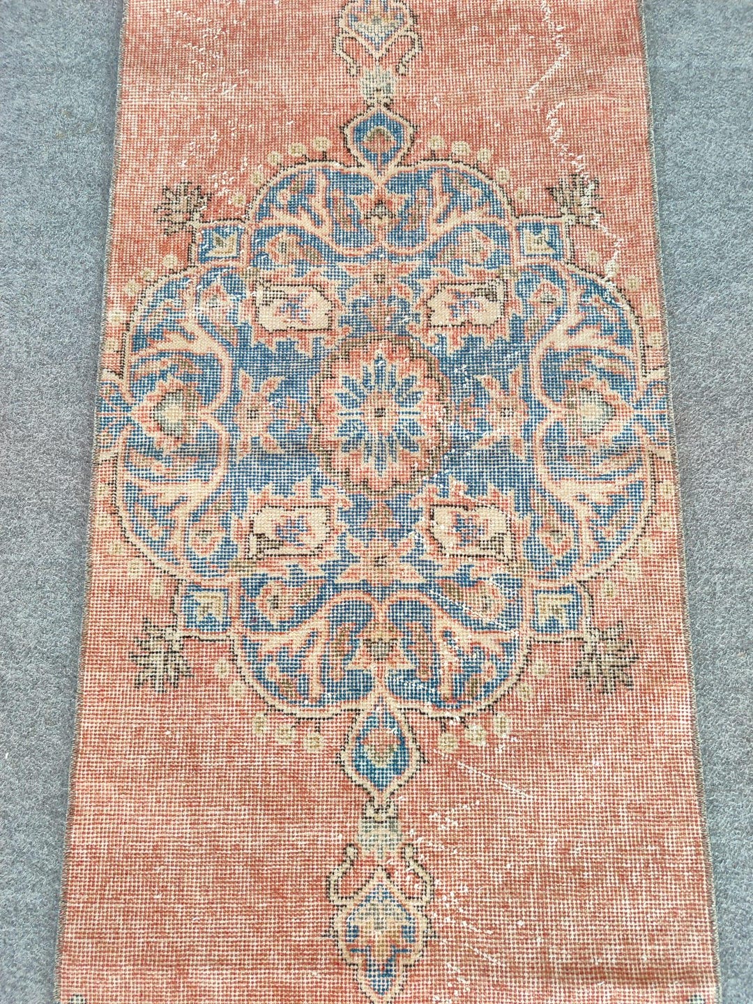 2x6 Runner Turkish, Narrow Vintage Runner 2x6, Skinny Antique Rug ...