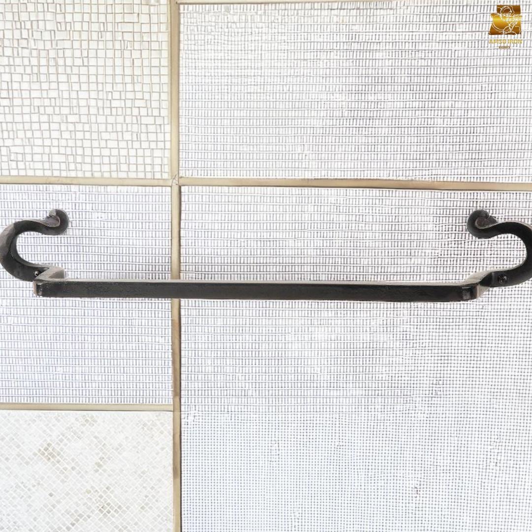 Hand Forged Iron Towel Rack, Bathroom Towel Holder for Bathroom Decor ...