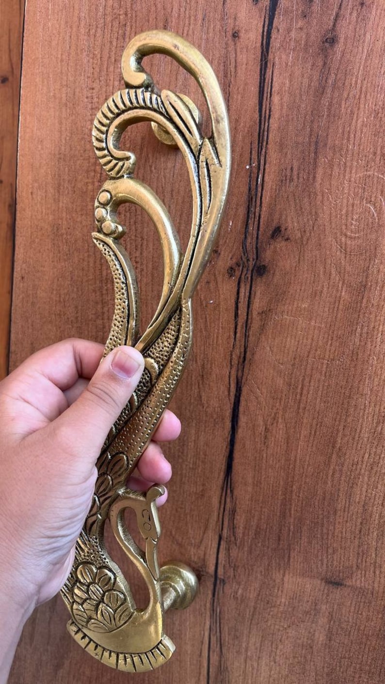 Brass Cabinet Door Handles, Antique Brass Dresser Pulls, Drawer Pull ...