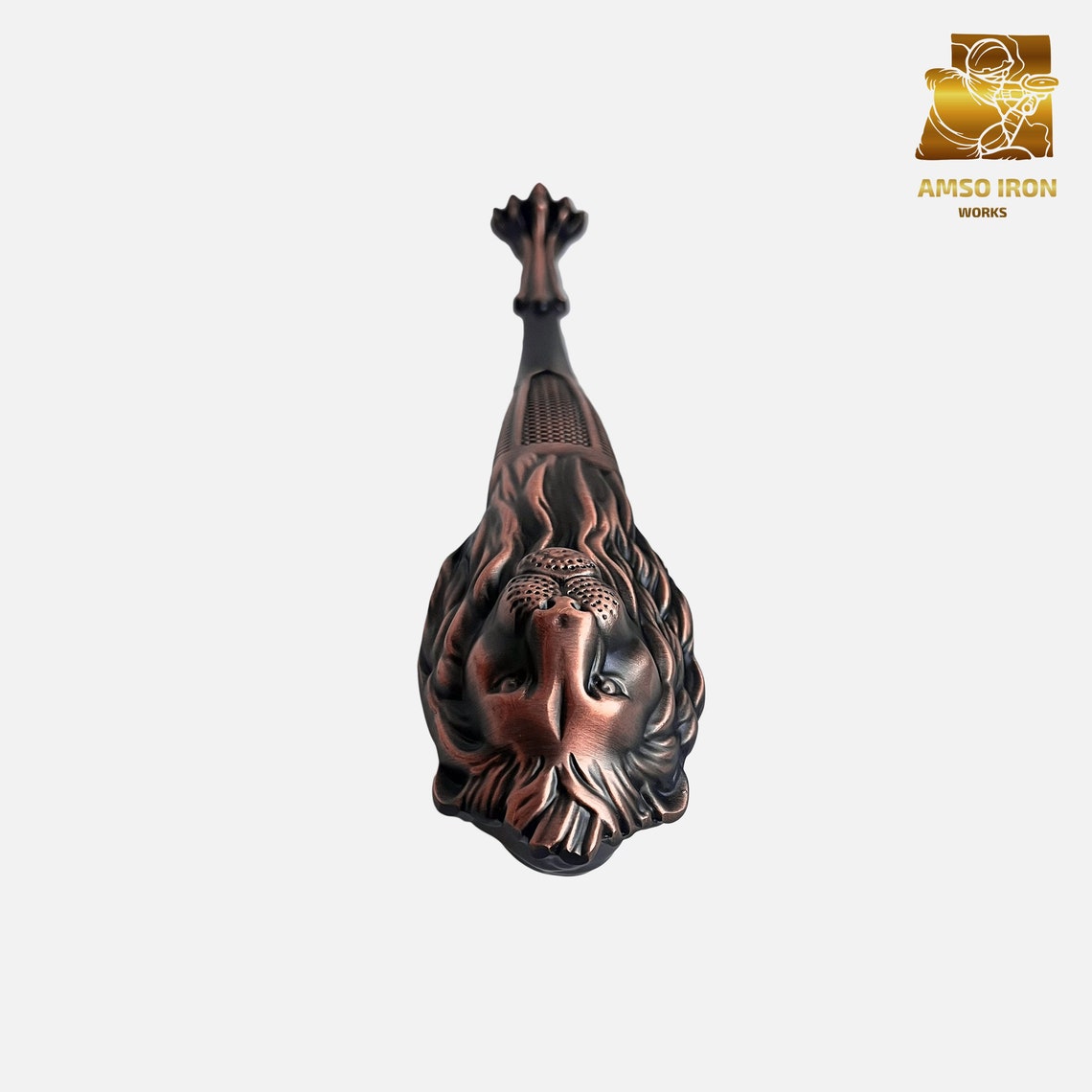 Lion Head Antique Brass Door Handle Main Door Handles With Regal Lion ...