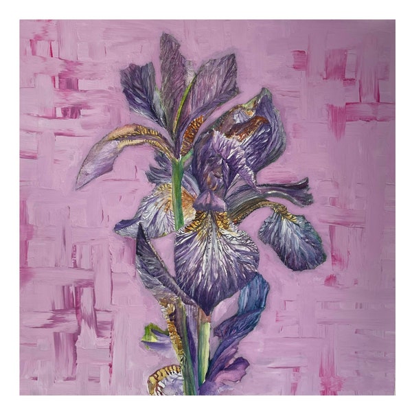 Purple Iris - Etsy