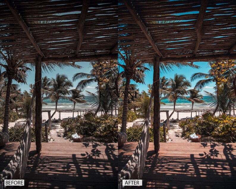 Tropical Lightroom Presets, Mobile & Desktop, Summer Beach Filters ...