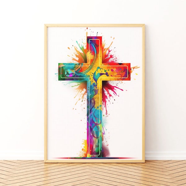 Cross Art Print - Etsy