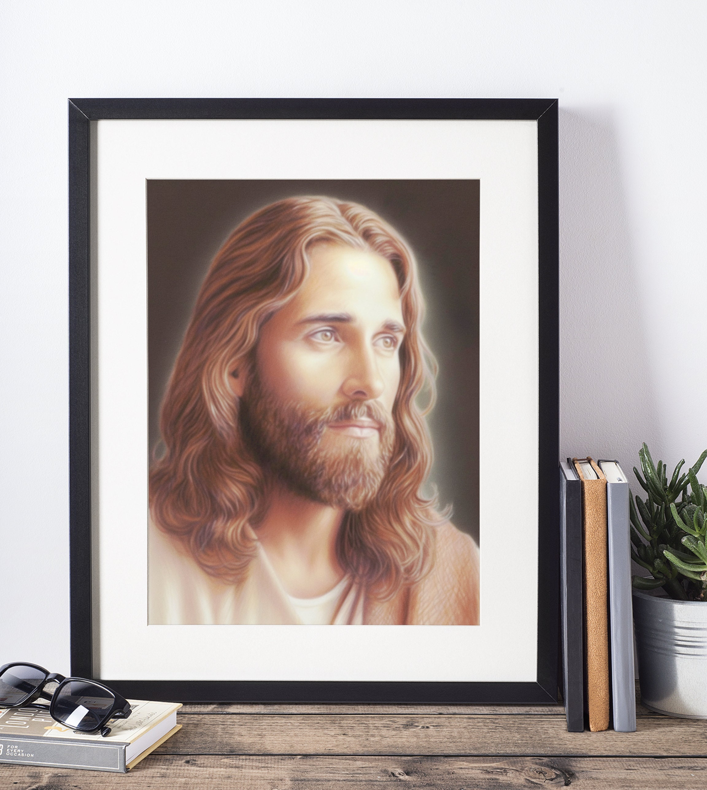 Jesus Color Pencil Sketch Portrait Jesus Print Downloadable Print ...