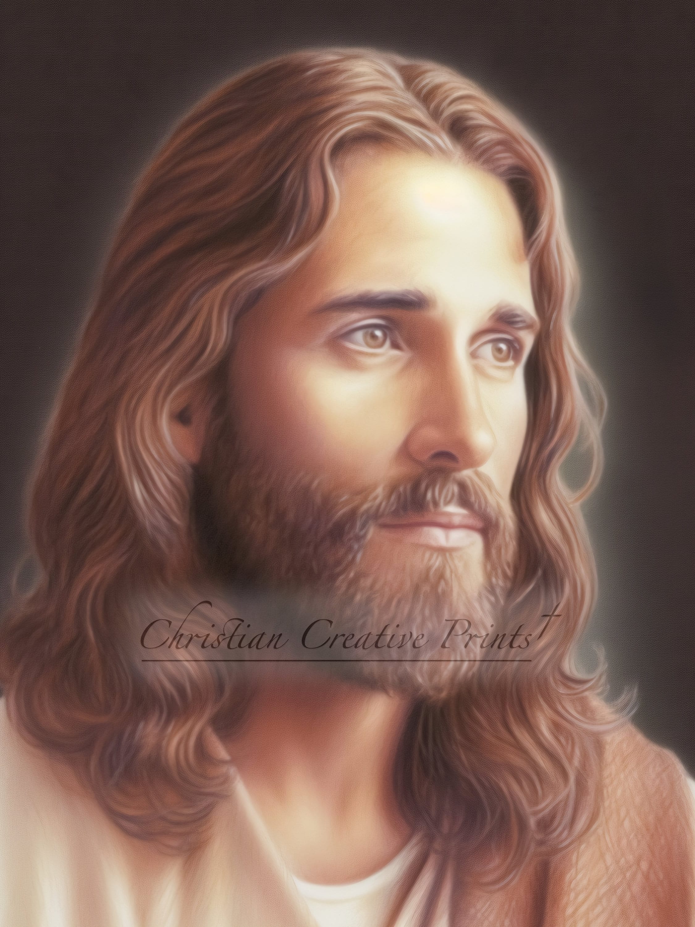 Jesus Color Pencil Sketch Portrait Jesus Print Downloadable Print ...