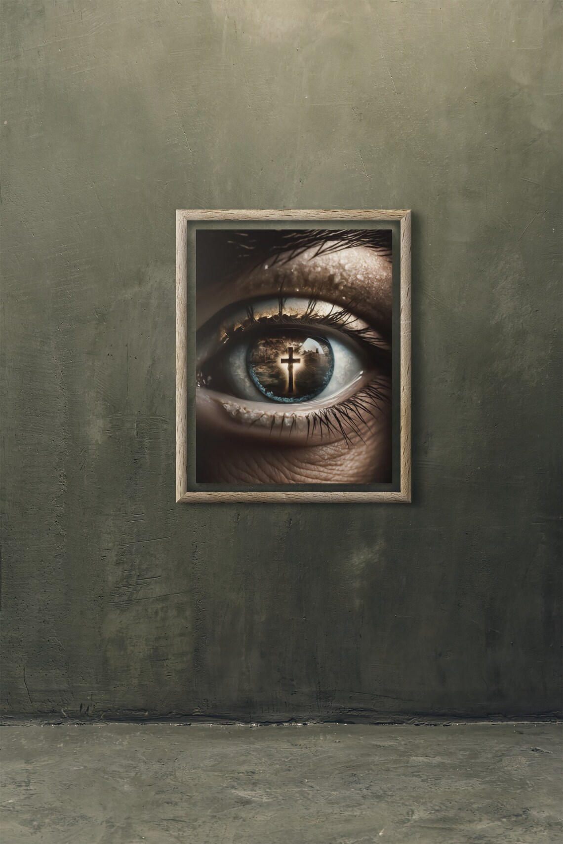 Eye on the Cross Downloadable Print Instant Download - Etsy