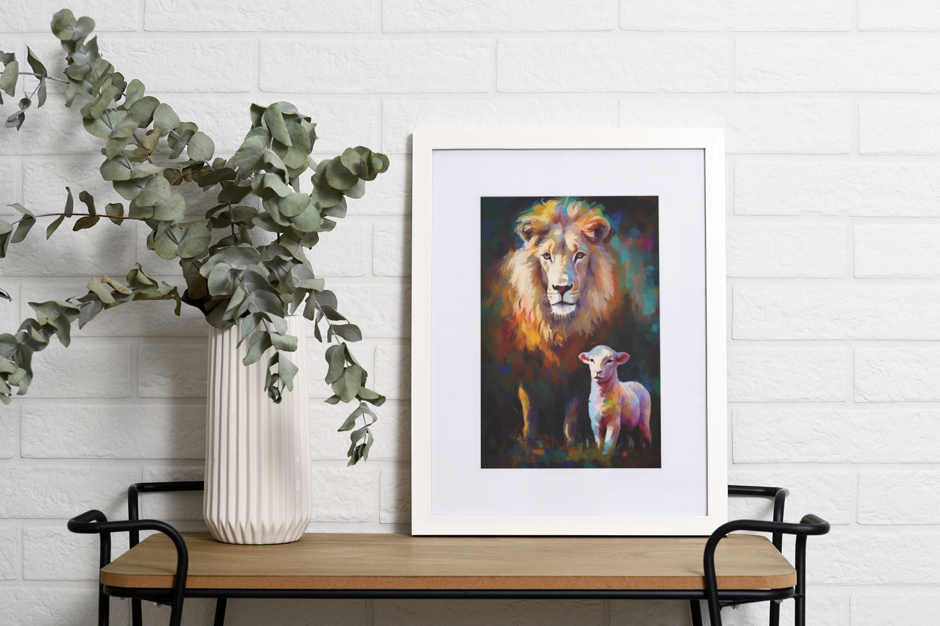 The Lion and the Lamb III Downloadable Print Digital Download Instant ...
