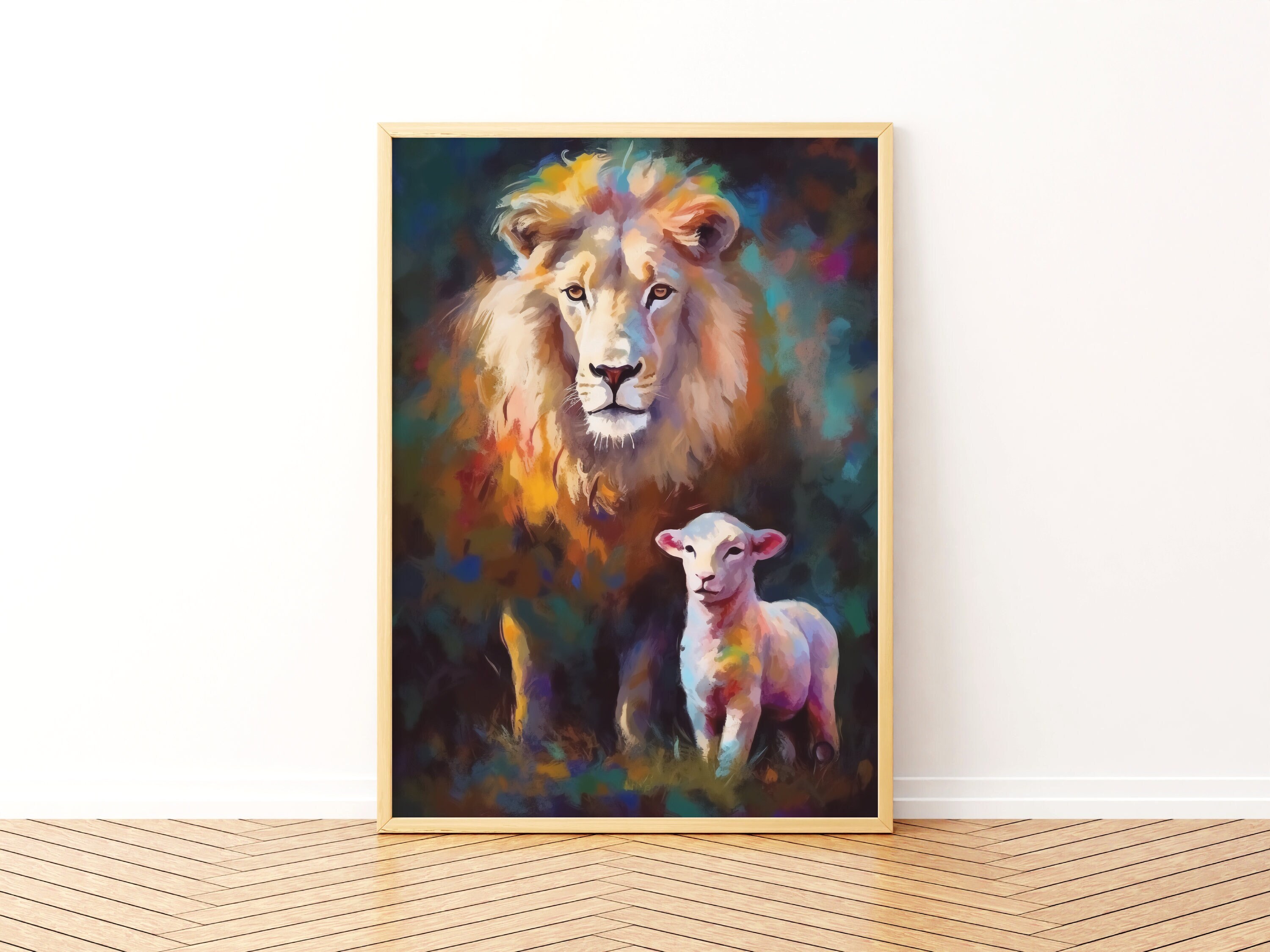 The Lion and the Lamb III Downloadable Print Digital Download Instant ...