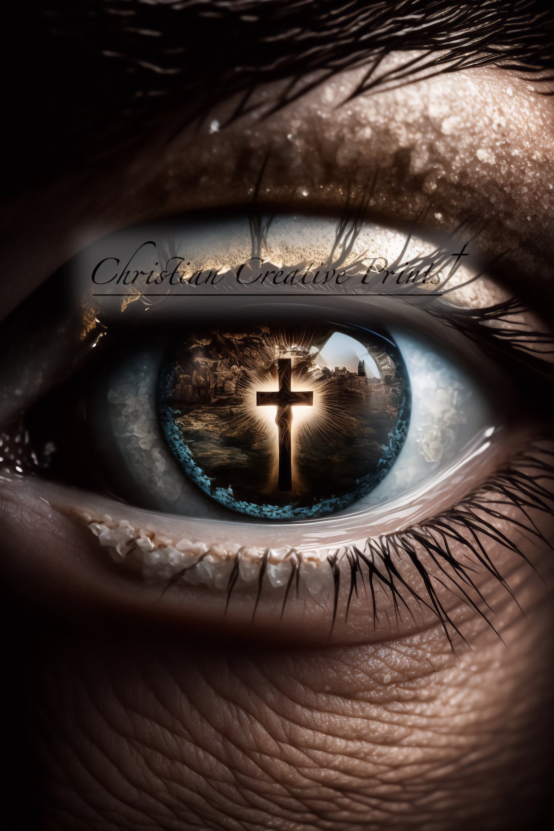 Eye on the Cross Downloadable Print Instant Download - Etsy