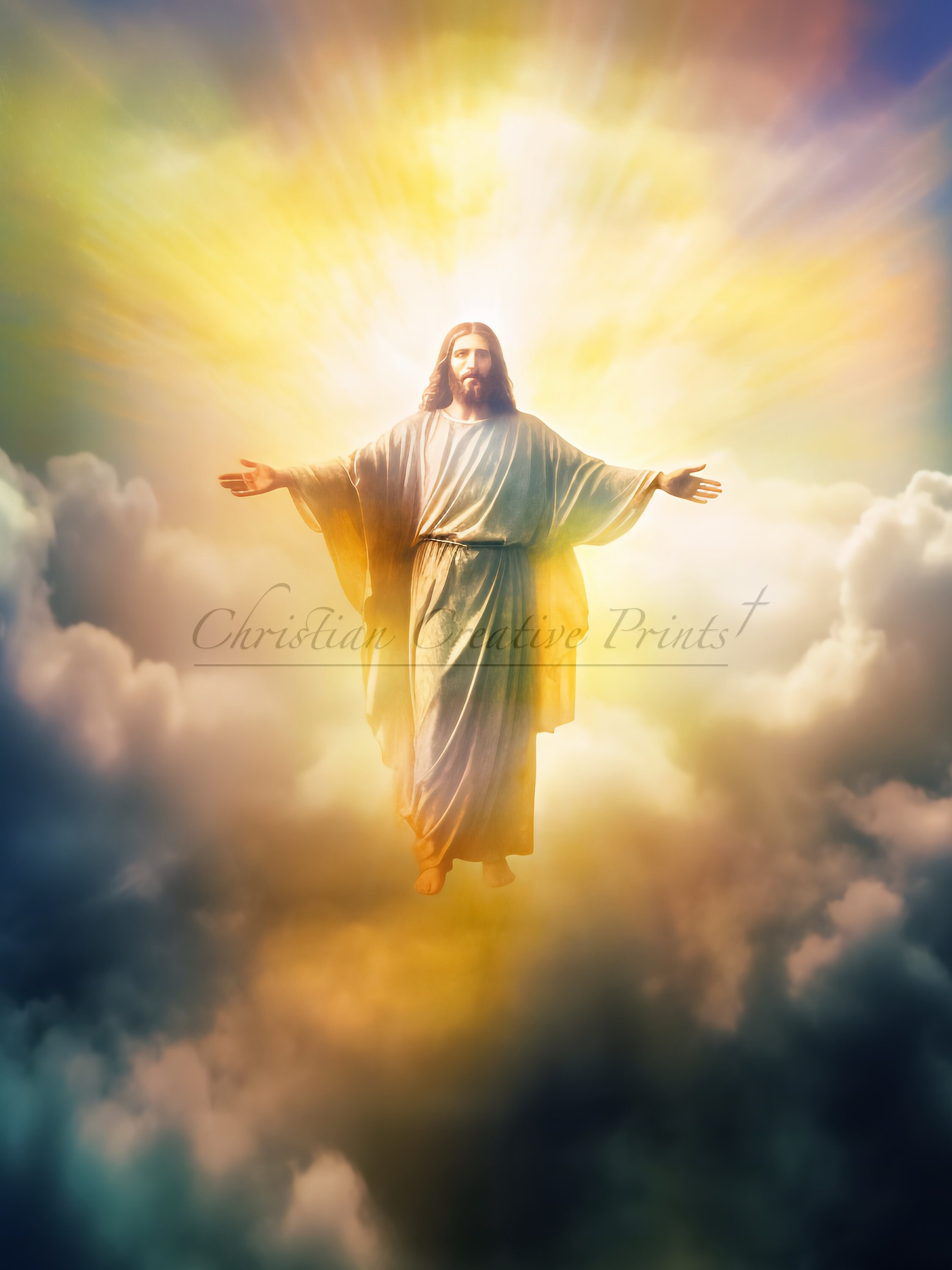 The Savior II Jesus Print Downloadable Print Digital Prints Christian ...