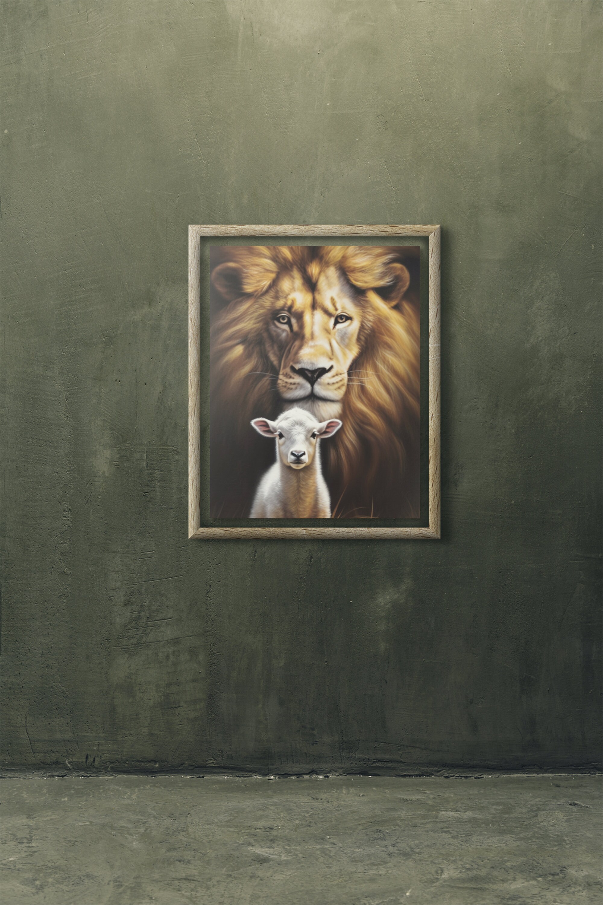 The Lion and the Lamb Downloadable Print Digital Download Instant ...