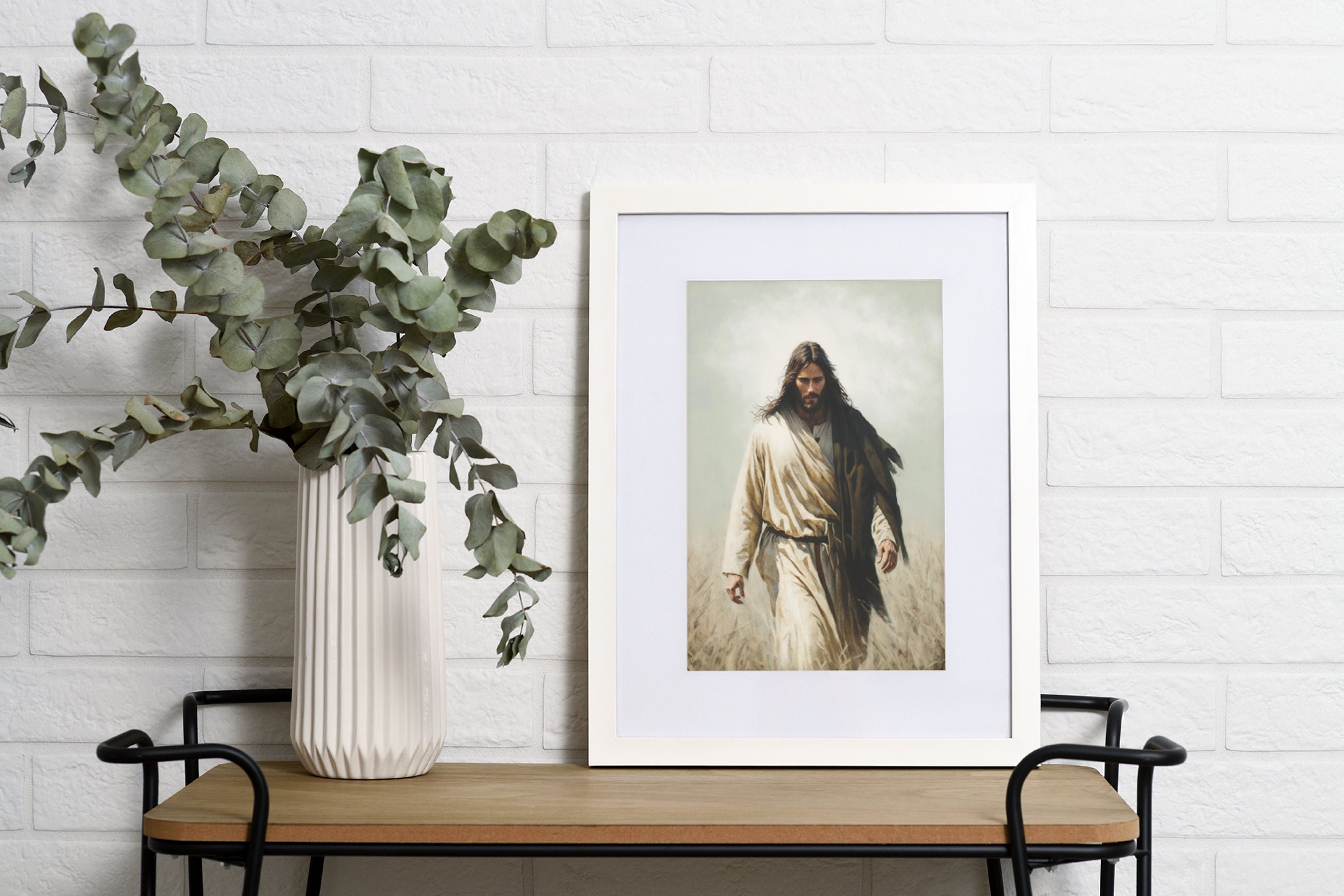Jesus Walking in A Field Downloadable Print Digital Download Instant ...