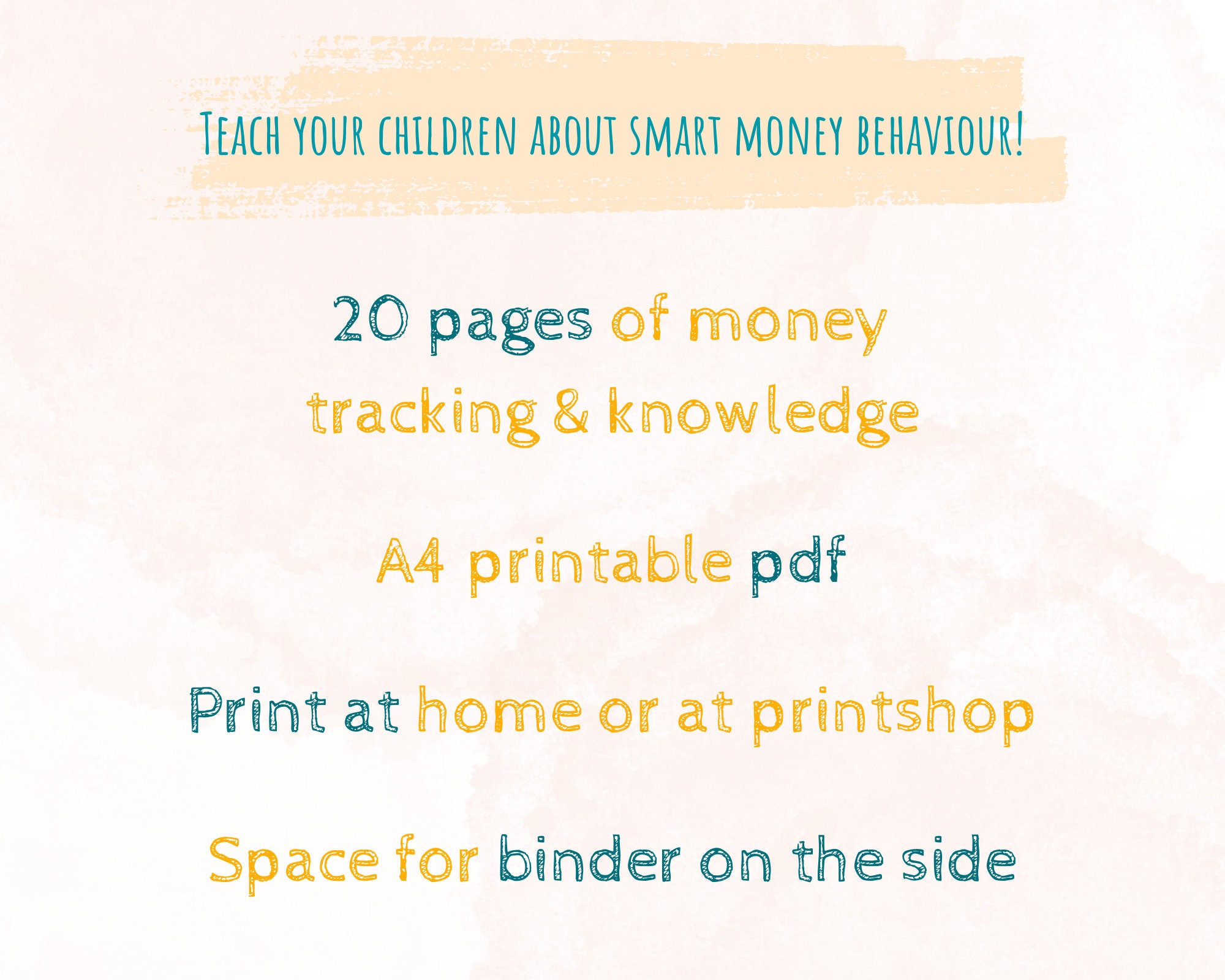 Money Planner, Money Tracker for Kids, Budget Tracker for Kids ...