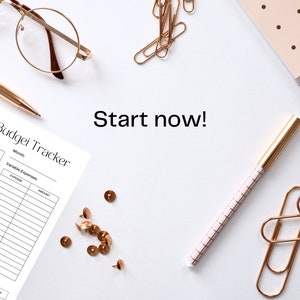 Minimalist Budget Tracker Printable PDF, Budget Planner, Budget ...