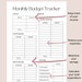 Minimalist Budget Tracker Printable PDF, Budget Planner, Budget ...