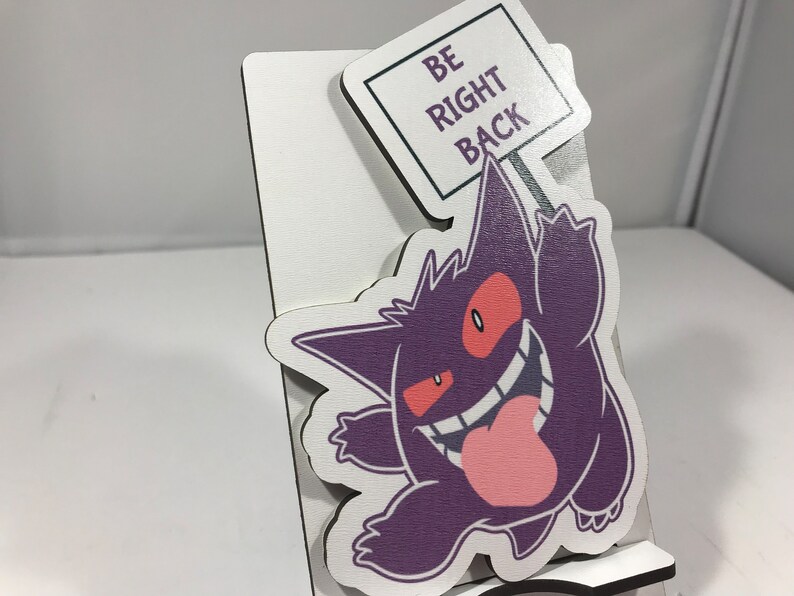 Be Right Back Gengar Sign BRB Gengar - Etsy
