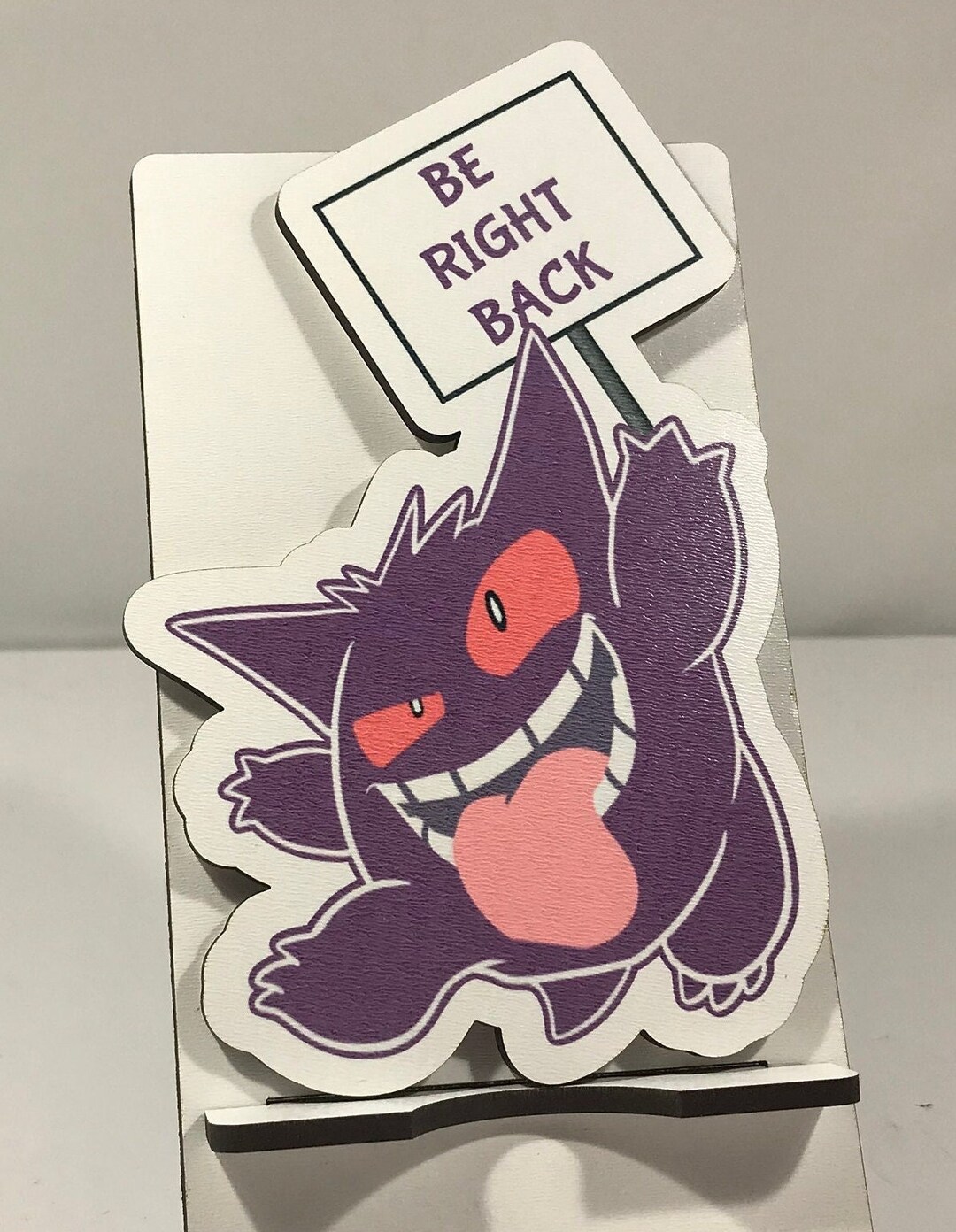 Be Right Back Gengar Sign BRB Gengar - Etsy