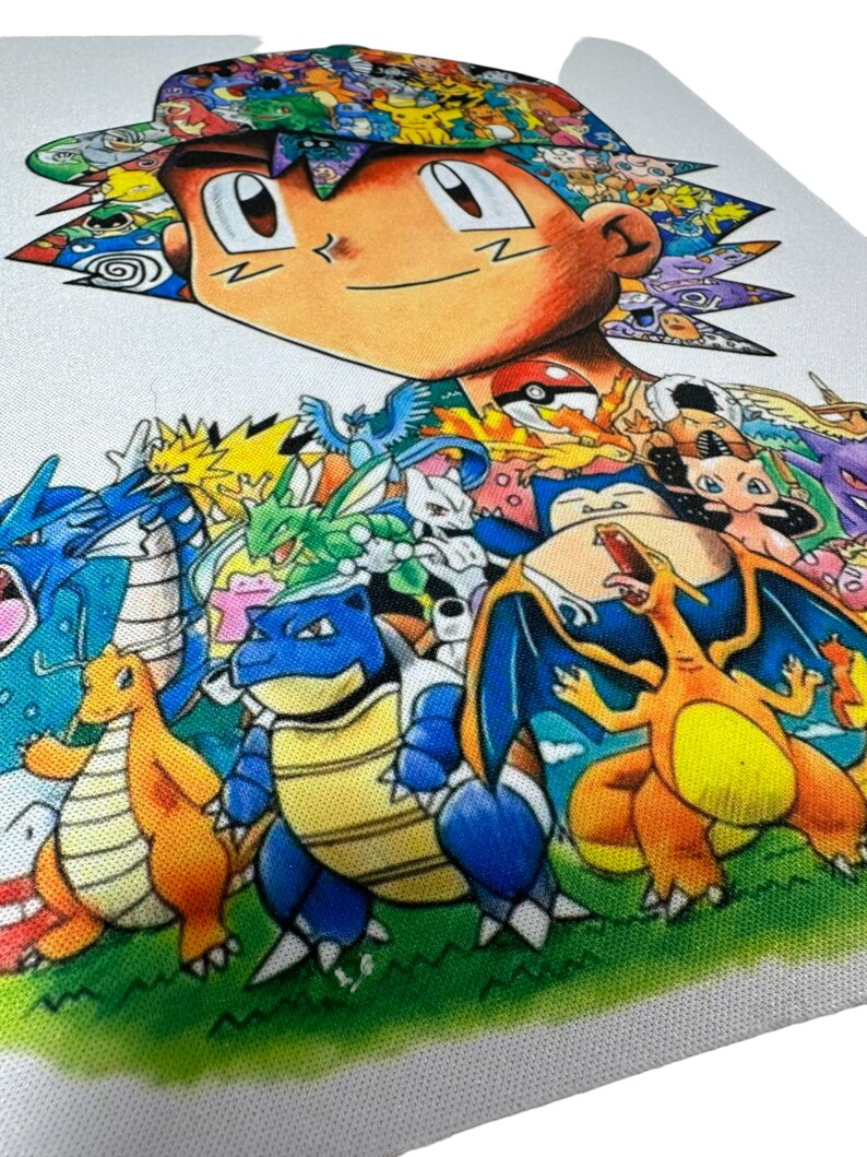 Pokemon Original 151 With Ash Mousepad Computer Mousepad - Etsy