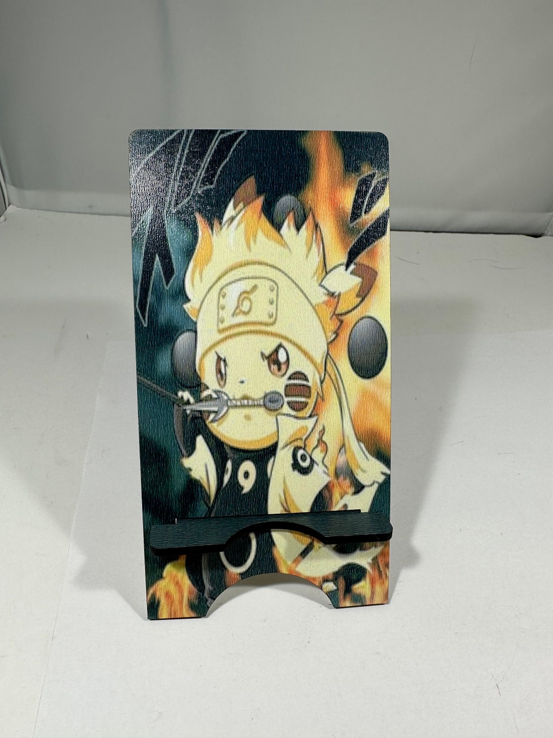 Kakashi Pikachu Card/phone Stand - Display Kakashi Pikachu Stand - Etsy
