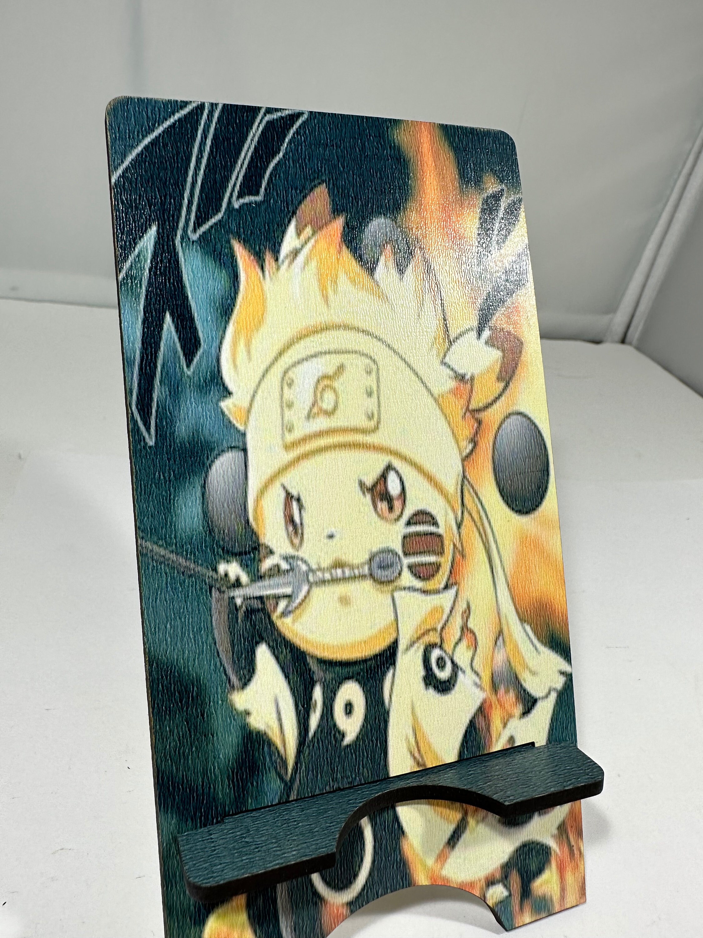 Kakashi Pikachu Card/phone Stand - Display Kakashi Pikachu Stand - Etsy